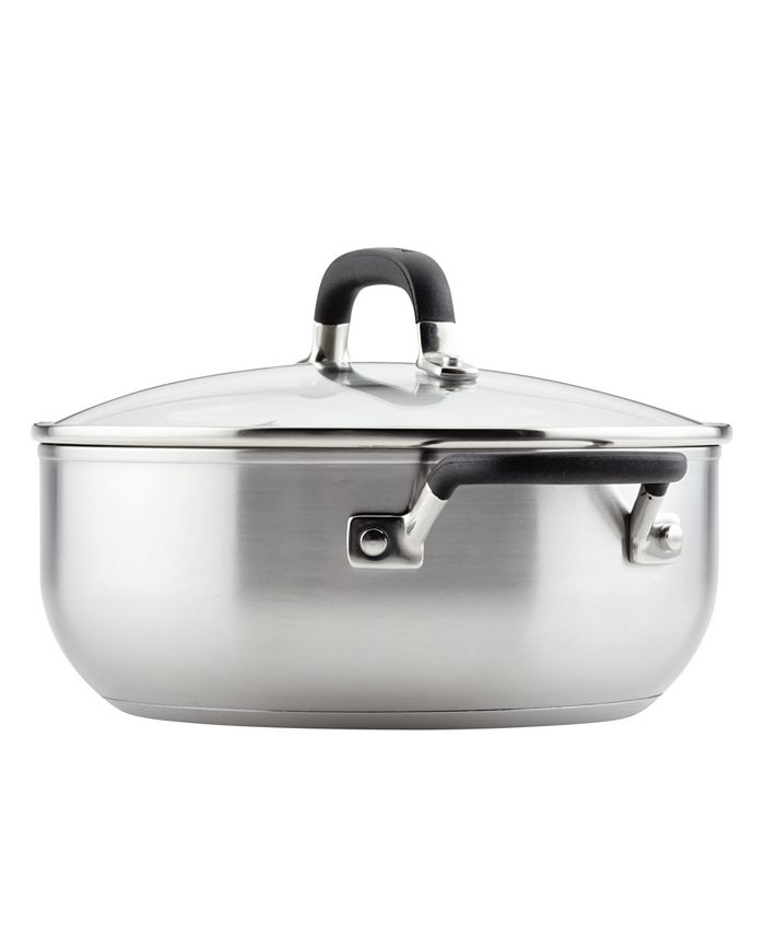 KitchenAid Stainless Steel 5 Piece Cookware Set - Macy's