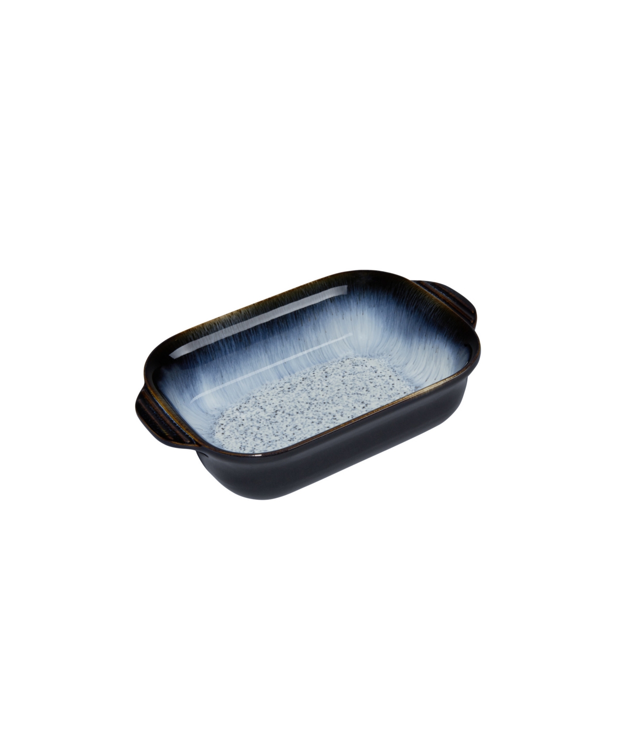 Click here for Denby Halo Small Rectangular Oven Dish - Black/Blu... prices