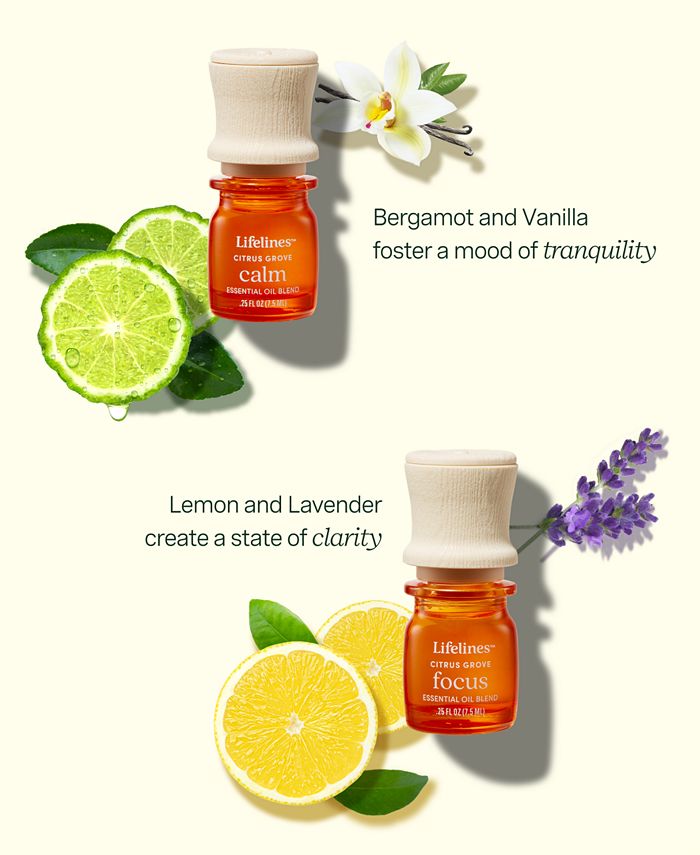 Lifelines Essential Oil Blends- Citrus Grove, 4 Pack - Macy's