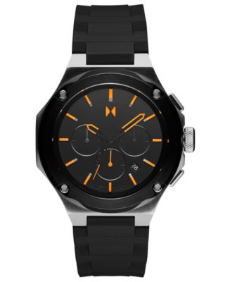MVMT Men's Raptor Black Silicone Strap Watch 46mm - Macy's