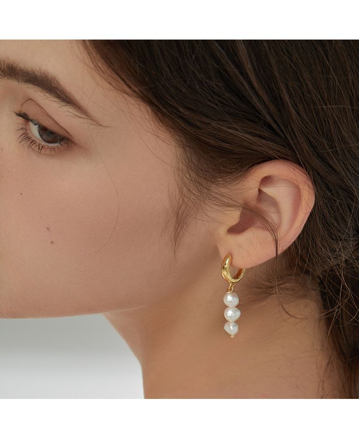 Joey Baby 18K Gold Plated Freshwater Pearls Mismatch Style - Aki ...