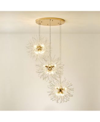 Luxury Firework Chandelier,Adjustable Starburst Pendant Light - Macy's