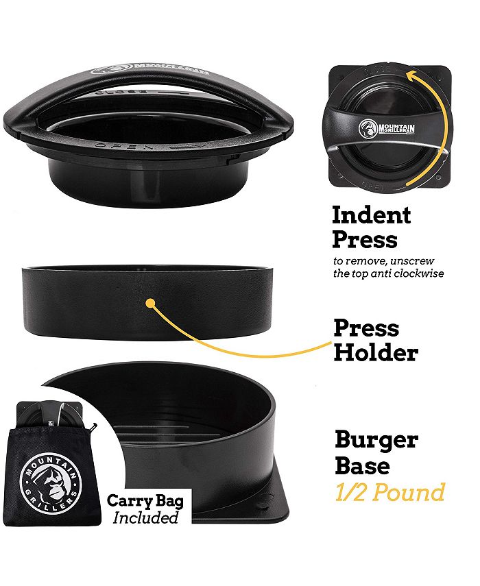 Mountain Grillers Burger Press Patty Burger Maker - Non Stick Hamburger ...