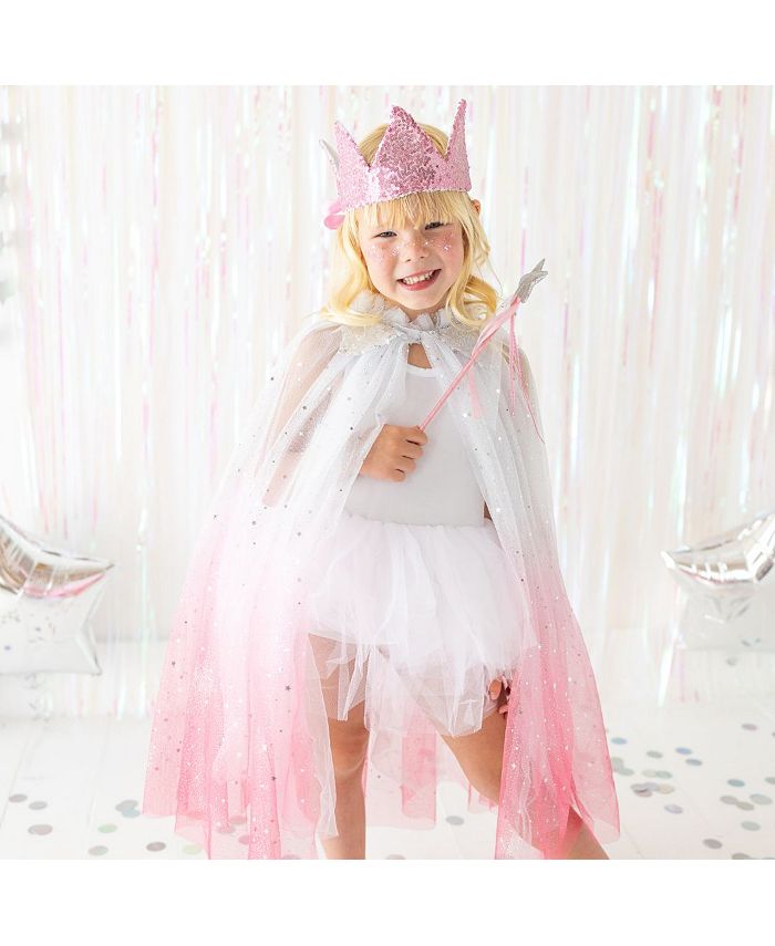 Sweet Wink Child Girl's Pink Princess Cape Kit Set - Macy's