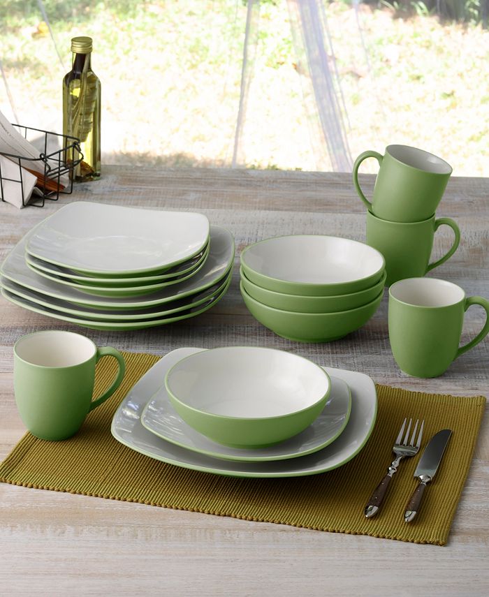 Noritake Colorwave Square 16-Pc. Dinnerware Set, Service for 4 - Macy's