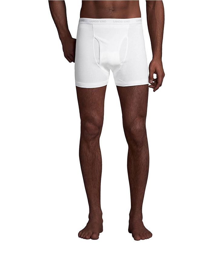 Lands' End Men's 3 Pack Knit Boxer Briefs - Macy's
