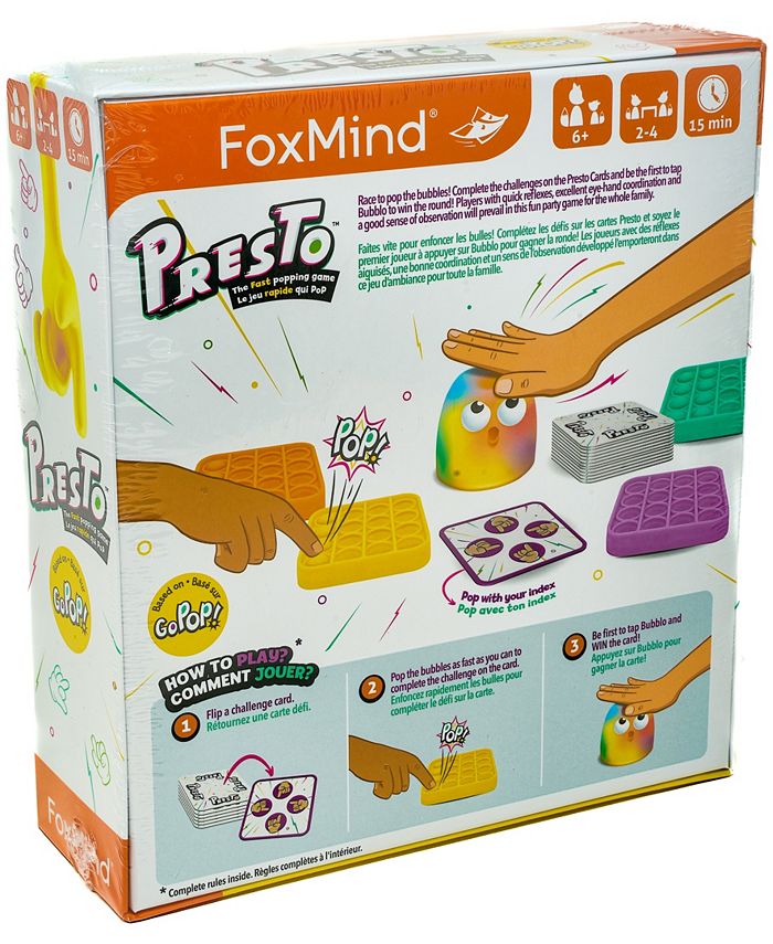 FoxMind Games Go PoP Presto Family Game - Macy's