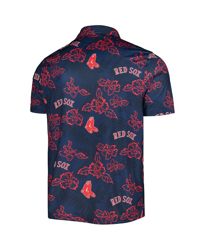 Reyn Spooner Men's Navy Boston Red Sox Cooperstown Collection Puamana Print Polo Shirt - Macy's