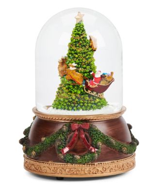 7.75" H Musical Santa Dome