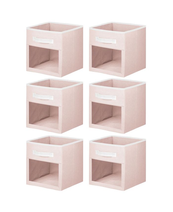 mDesign Kids Fabric Closet Storage Organizer Cube Bin Box - 6 Pack - Macy's