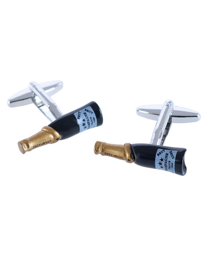 TRAFALGAR Celebrate Champagne Bottle Novelty Cufflinks - Macy's