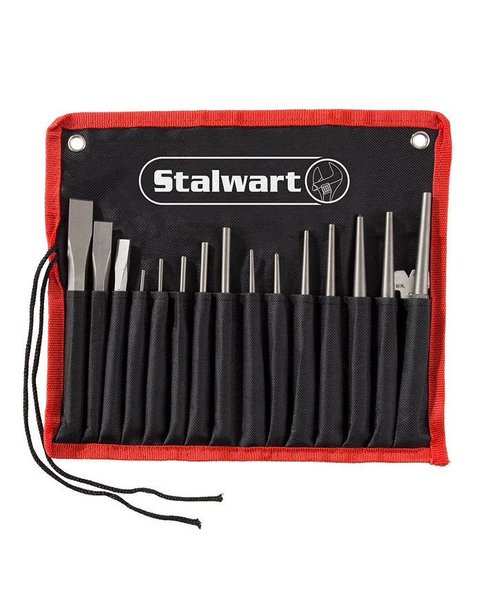 Stalwart Punch And Chisel Set, 16 Pieces- Includes Taper Punches, Cold ...
