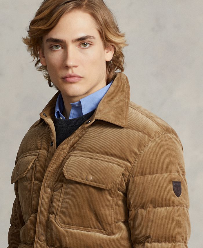Polo Ralph Lauren Men's Quilted Corduroy Down Jacket - Macy's