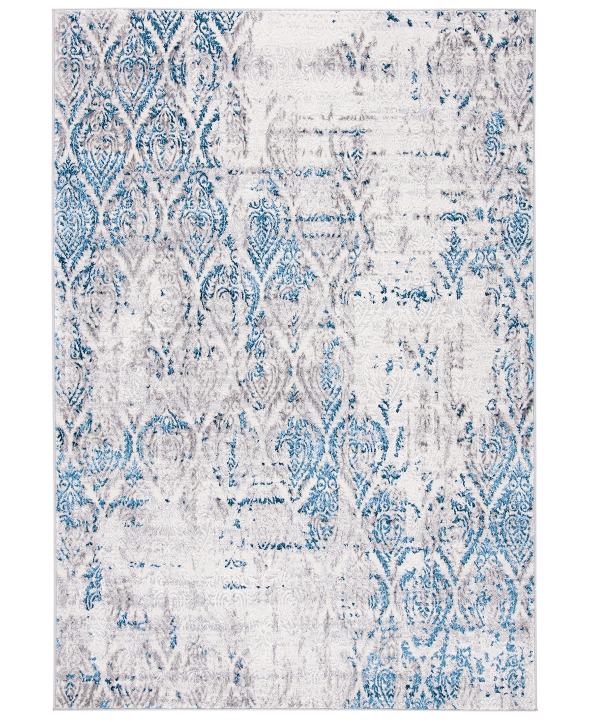 Click here for Safavieh Amelia ALA279 55 x 77 Area Rug - Gray  Bl... prices