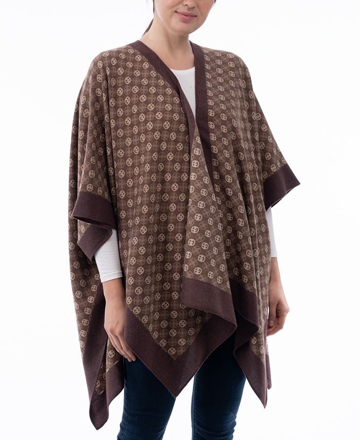 Giani Bernini Women's Open-Front Logo-Print Topper - Macy's
