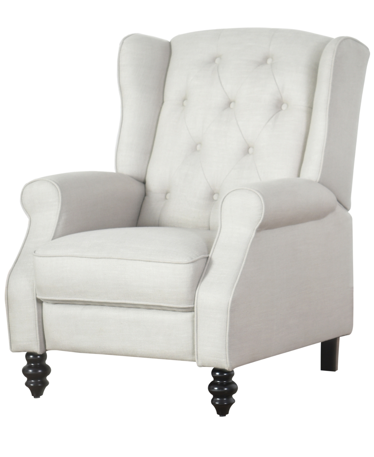 Click here for Sherry Fabric Pushback Recliner - Light Gray prices