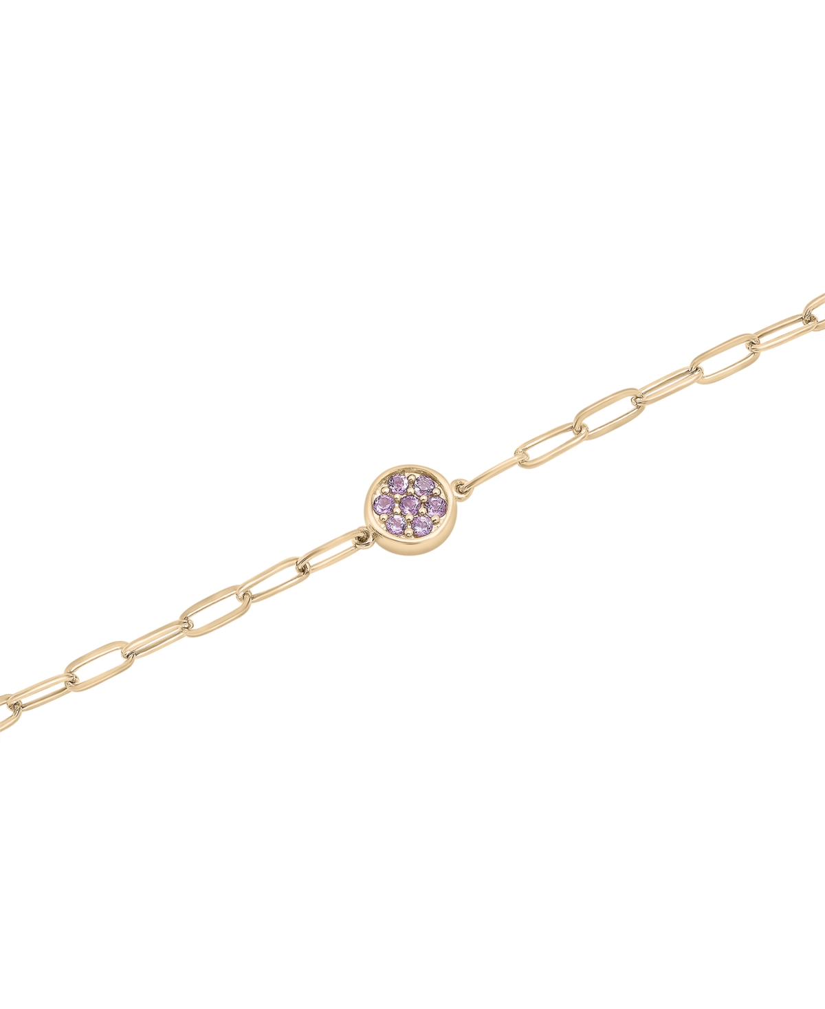 Click here for Amethyst Bezel Ankle Bracelet (1/5 ct. t.w.) in 14... prices