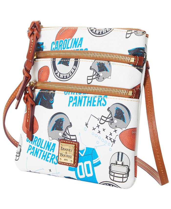 Dooney & Bourke Women's Carolina Panthers Triple-Zip Crossbody Bag - Macy's