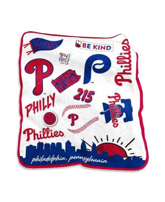 Philadelphia Phillies 50'' x 60'' Native Raschel Plush Throw Blanket ...
