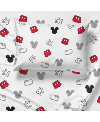 Saturday Park Mickey Mouse Queen Sheet Set - Macy's