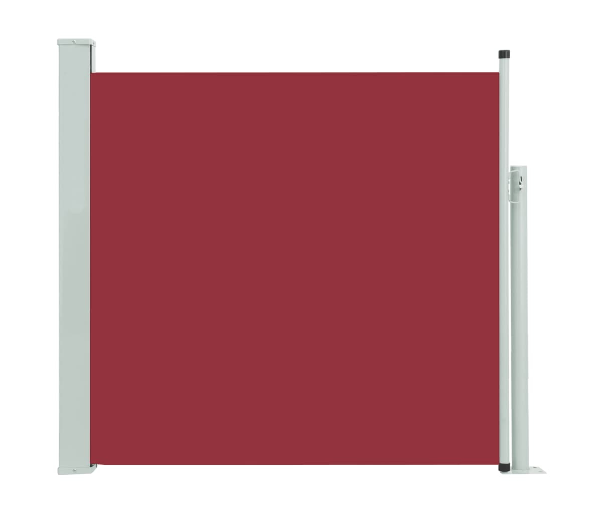 Click here for Patio Retractable Side Awning 66.9x118.1 Red - Red prices