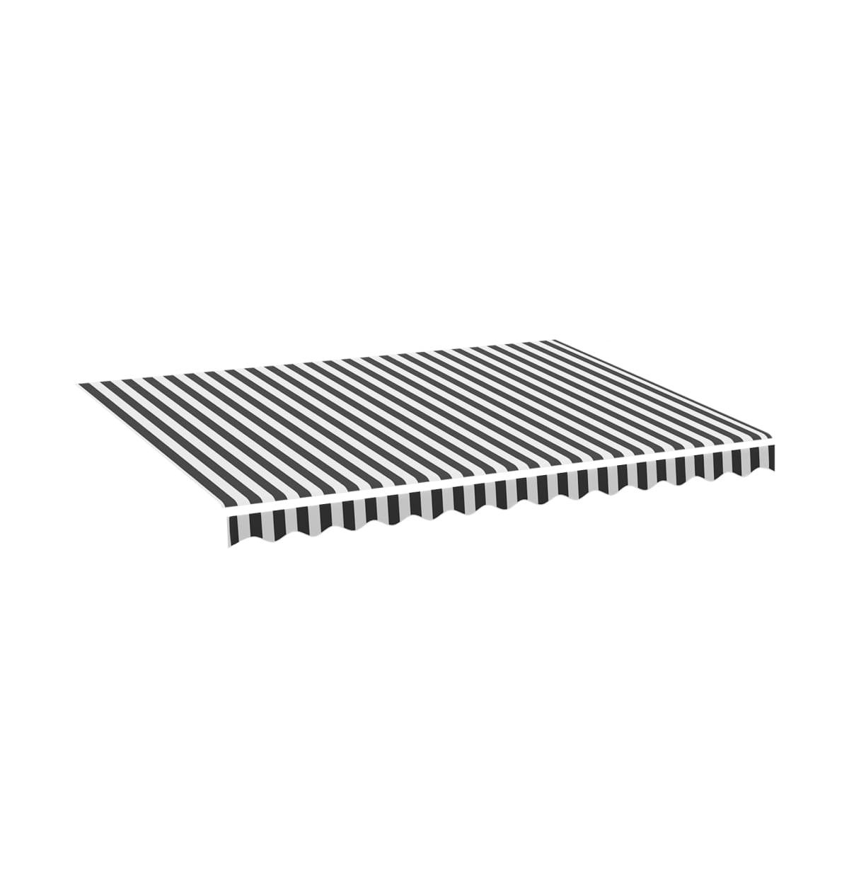 Click here for Replacement Fabric for Awning Anthracite and White... prices