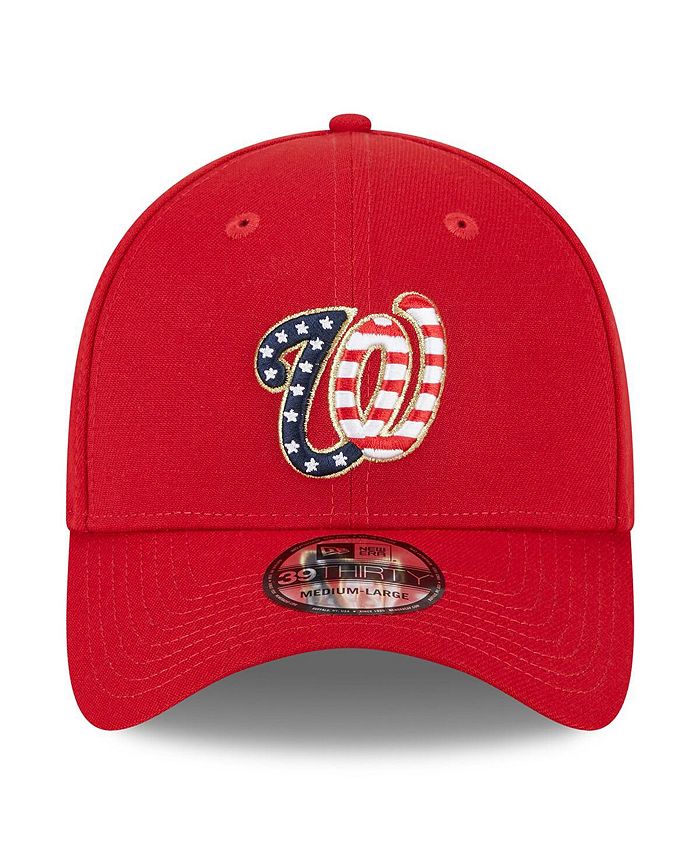 New Era Men's Red Washington Nationals 2023 Fourth of July 39THIRTY ...