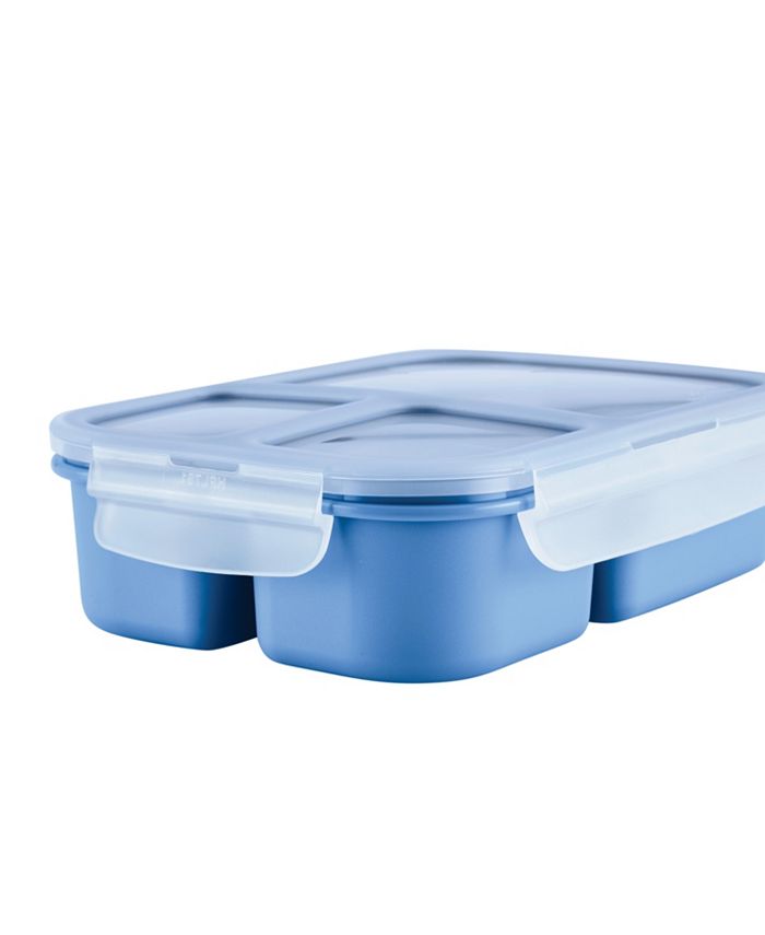 Lock n Lock On The Go Meals Three Compartment Divided Lunch Container ...