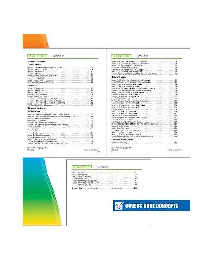Barnes & Noble Spectrum Language Arts, Grade 2 by Spectrum Compiler ...