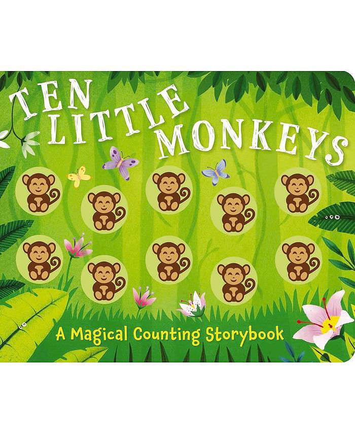 Barnes & Noble Ten Little Monkeys- A Magical Counting Storybook by ...