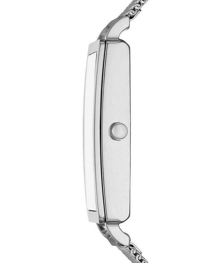 Skagen Women's Hagen Quartz Three Hand Silver-Tone Stainless Steel ...