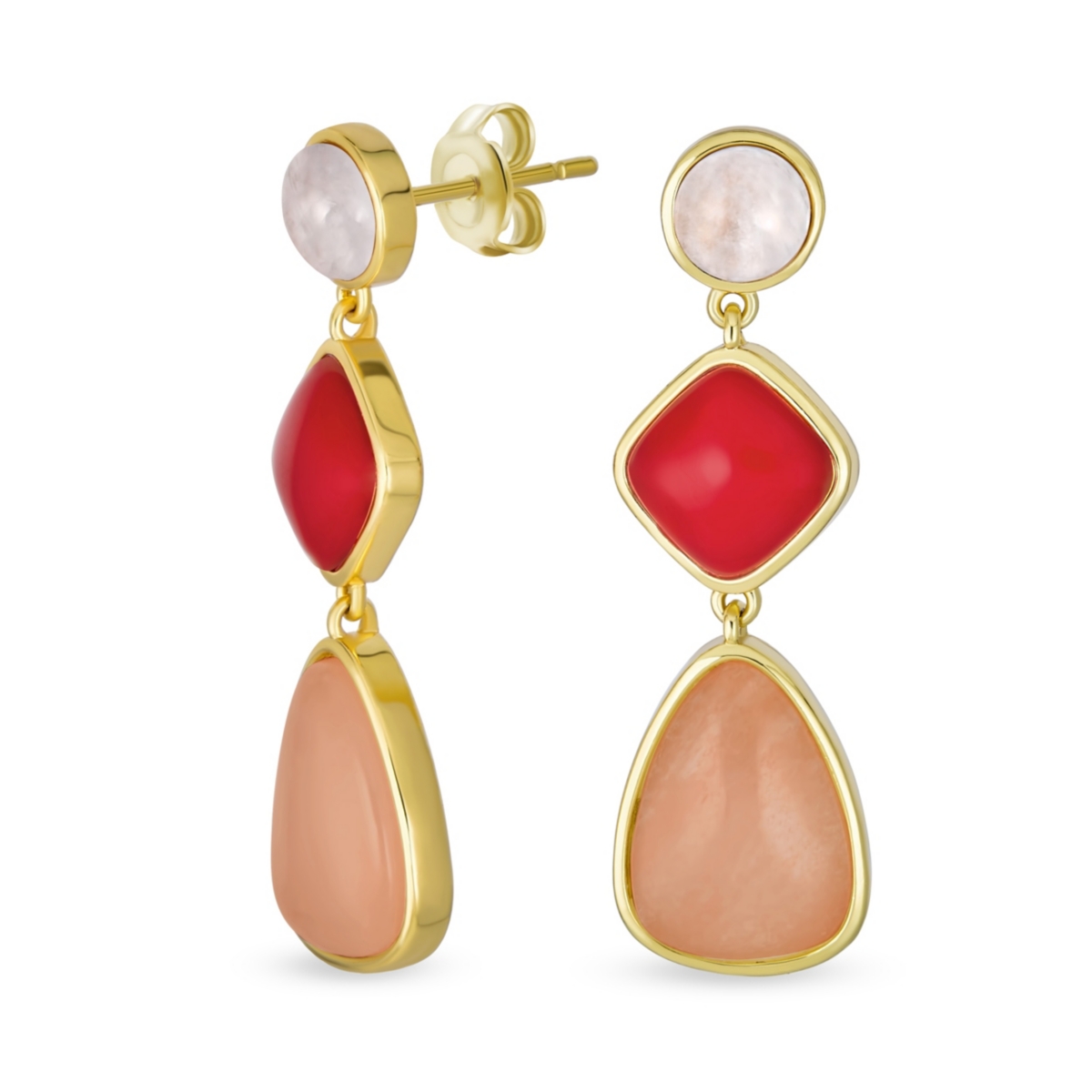 Click here for Bling Jewelry Unique Long Round Square Teardrop Sh... prices