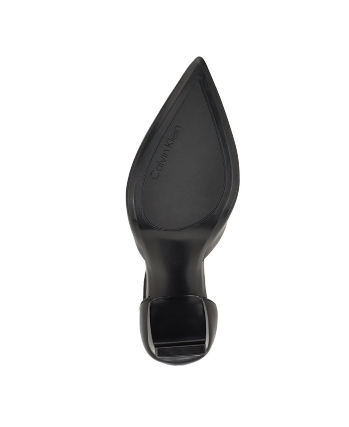 Calvin Klein Women's Carcie Pointy Toe Tapered Heel Dress Pumps - Macy's
