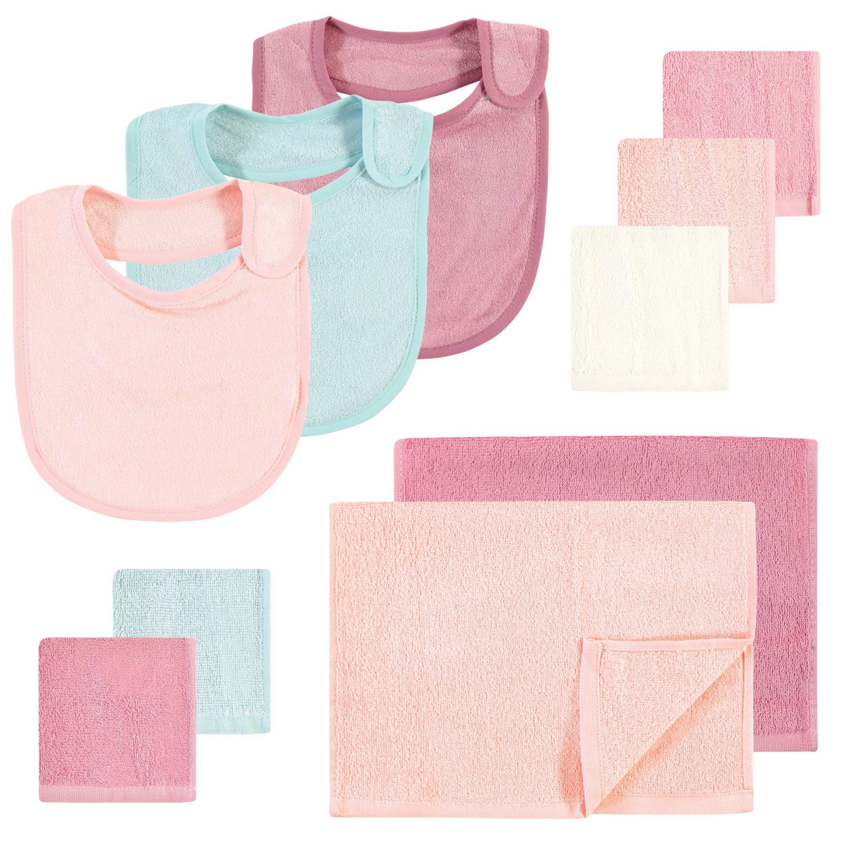 Click here for Hudson Baby Infant Girl Rayon from Bamboo Bib  Bur... prices