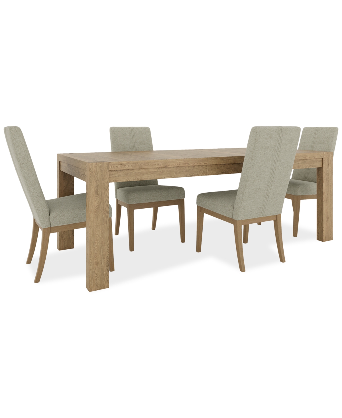 Click here for Davie Rectangular 5pc Dining Set (Table & 4 Uphols... prices