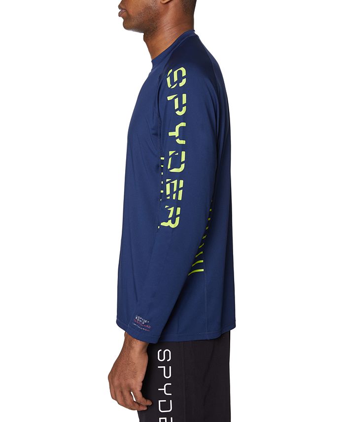 Spyder Men's Long Sleeve Rashguard Performance Shirt - Macy's