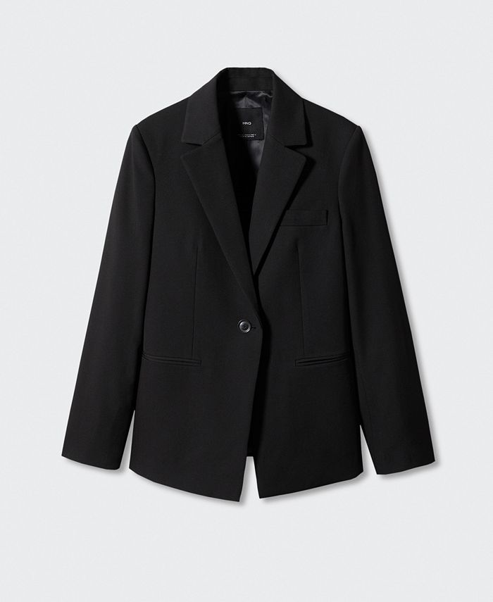 MANGO Women's Fitted Suit Jacket - Macy's