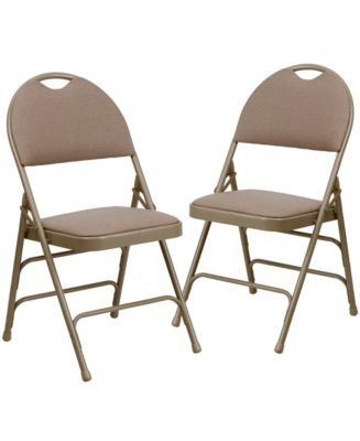 2 Pack Home & Office Easy-Carry Party Events Padded Folding Chair - Macy's