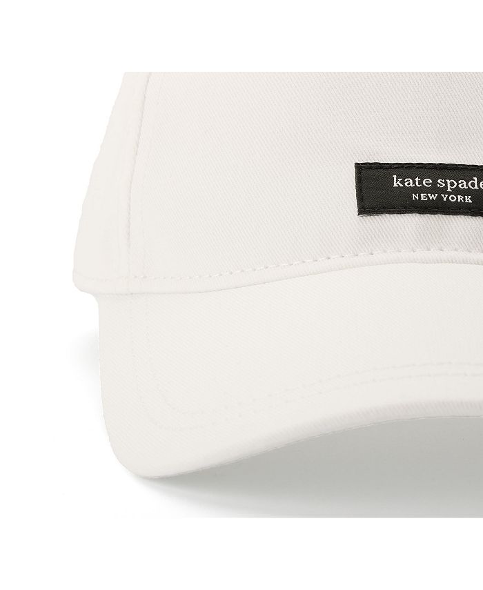 kate spade new york Women's Sam Woven Label Baseball Hat - Macy's