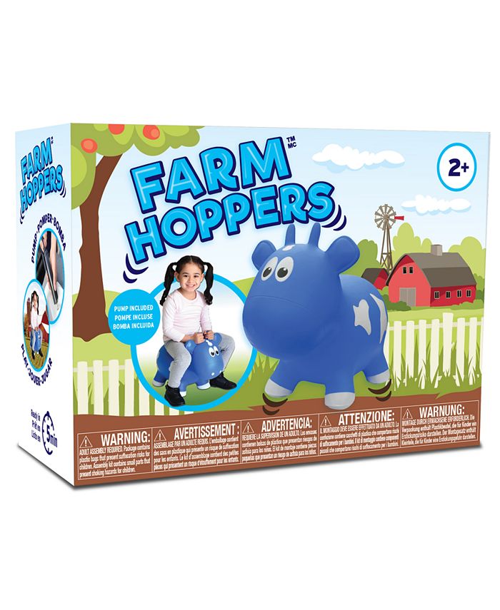 Farm Hoppers Cow Ride-On Toddler Inflatable Bounce Toy - Macy's
