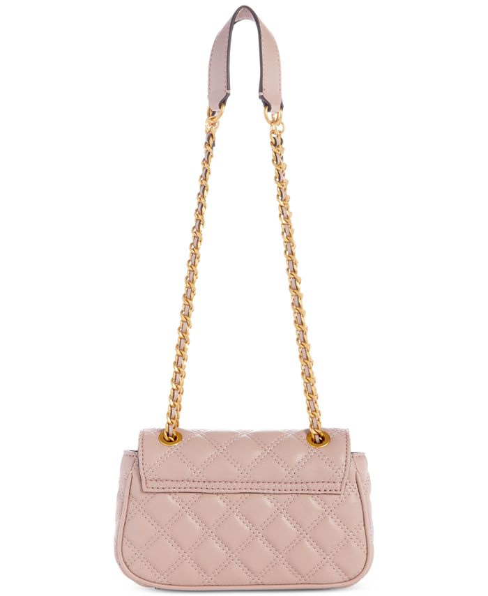 GUESS Giully Mini Convertible Flap Quilted Crossbody - Macy's