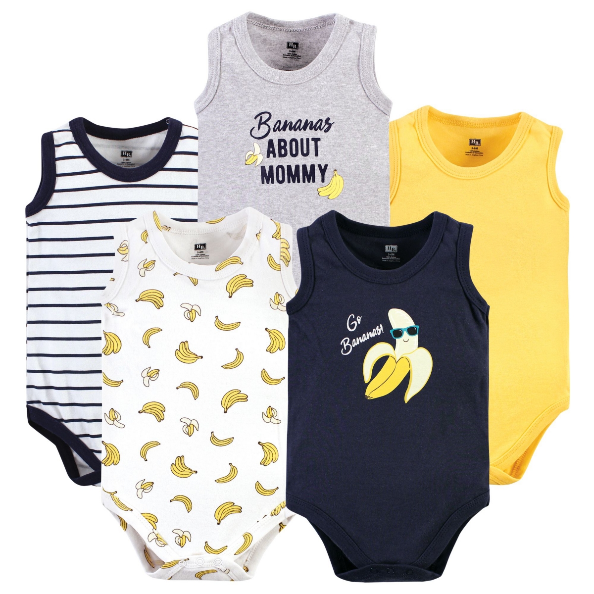 Click here for Hudson Baby Baby Boys Hudson Cotton Tank-Style Bod... prices