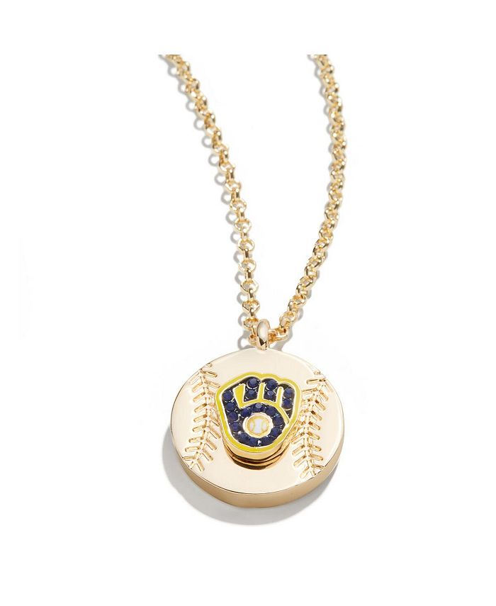 Baublebar Women's Milwaukee Brewers Pendant Necklace - Macy's