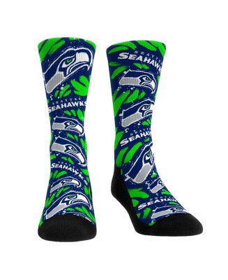 Men's and Women's Rock 'Em Socks Seattle Seahawks Allover Logo and ...