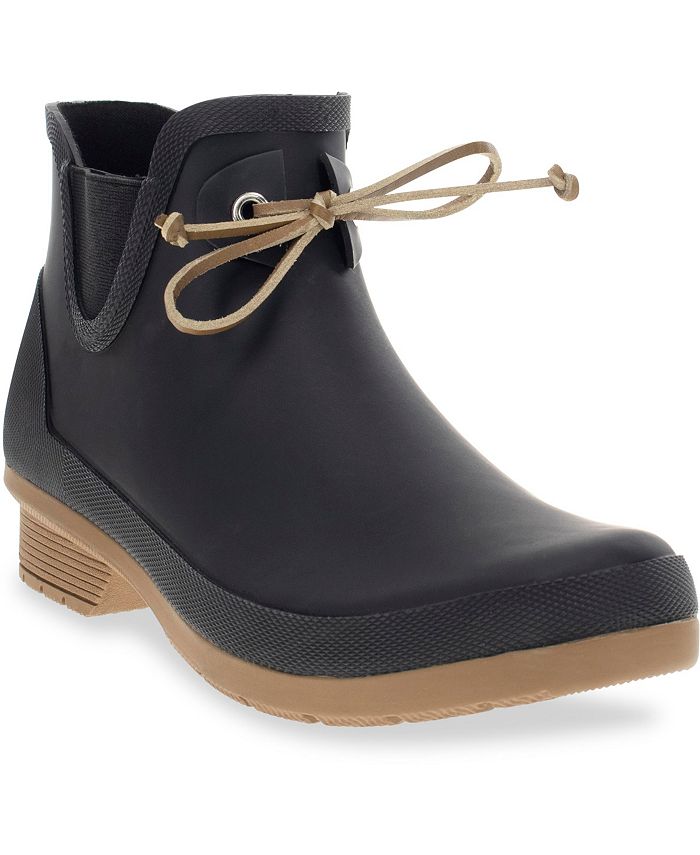 Chooka Women's Classic Tie Bootie Chelsea Rain Boot - Macy's