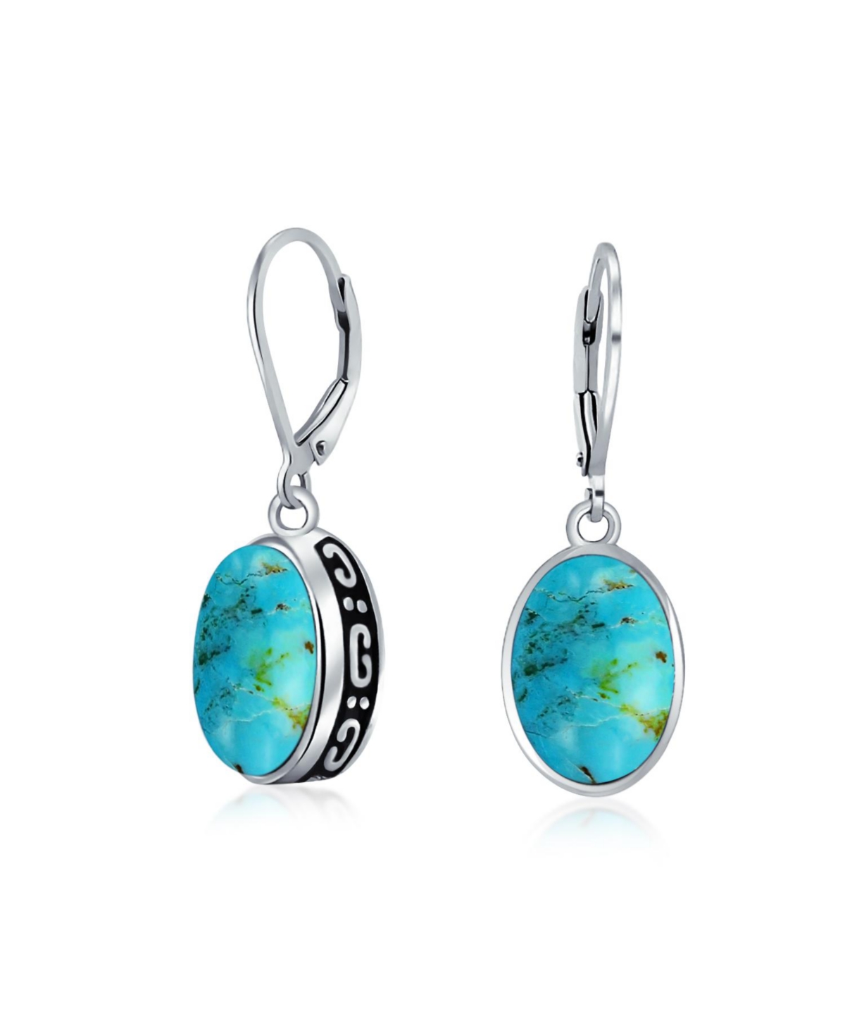 Click here for Bling Jewelry Sterling Silver 3.2CTW Blue Turquois... prices