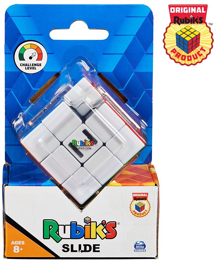 Spin Master Toys & Games Rubiks Slide 3x3 Cube Classic Color-Matching Problem-Solving Teaser ...
