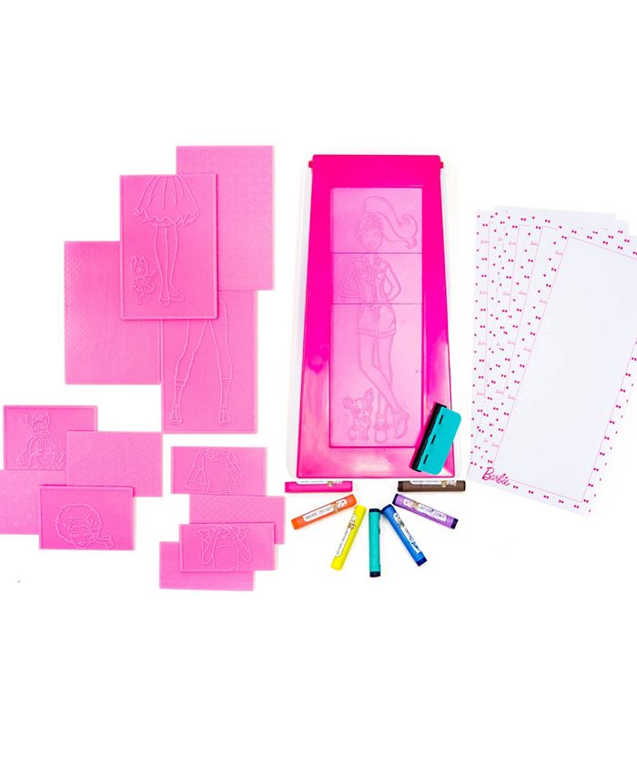 Barbie Fashion Plates Set, 46 Piece - Macy's