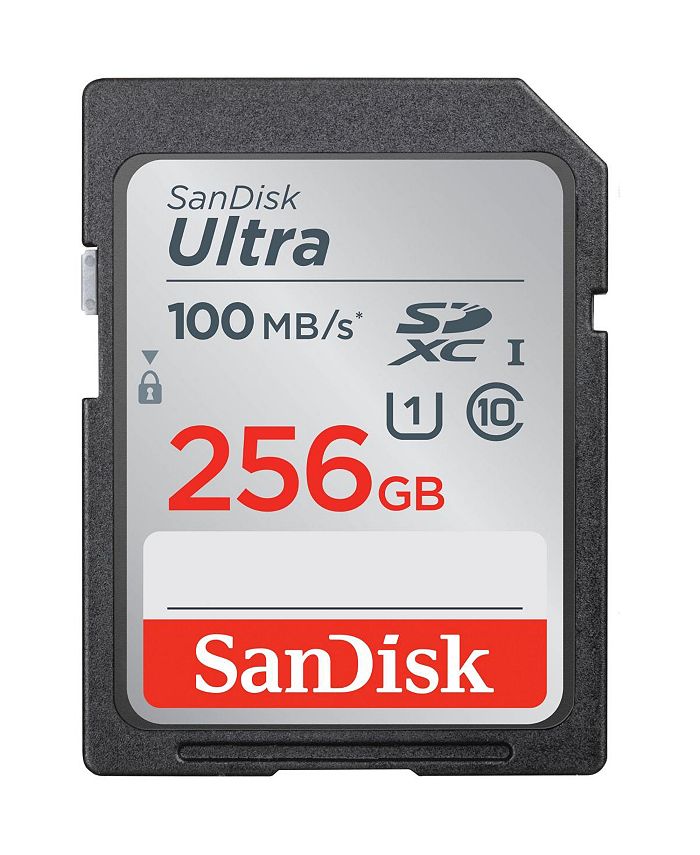 Sandisk 256GB Ultra SDHC Memory Card C10, U1, UHS 100MB-s - Macy's
