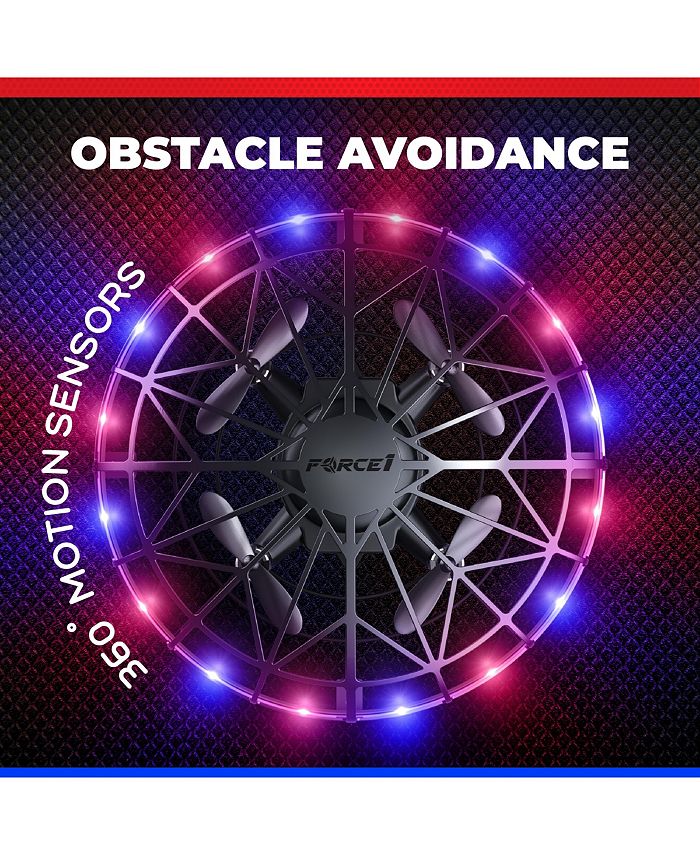 Force1 Scoot LED Hand Operated Drone for Kids or Adults - Red/Blue - Macy's